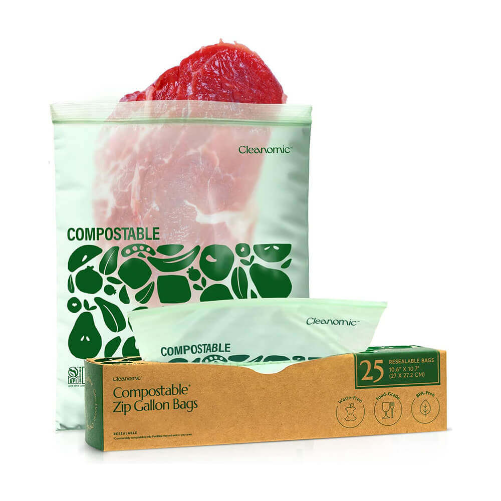 Compostable* Zip Gallon Bags – Cleanomic