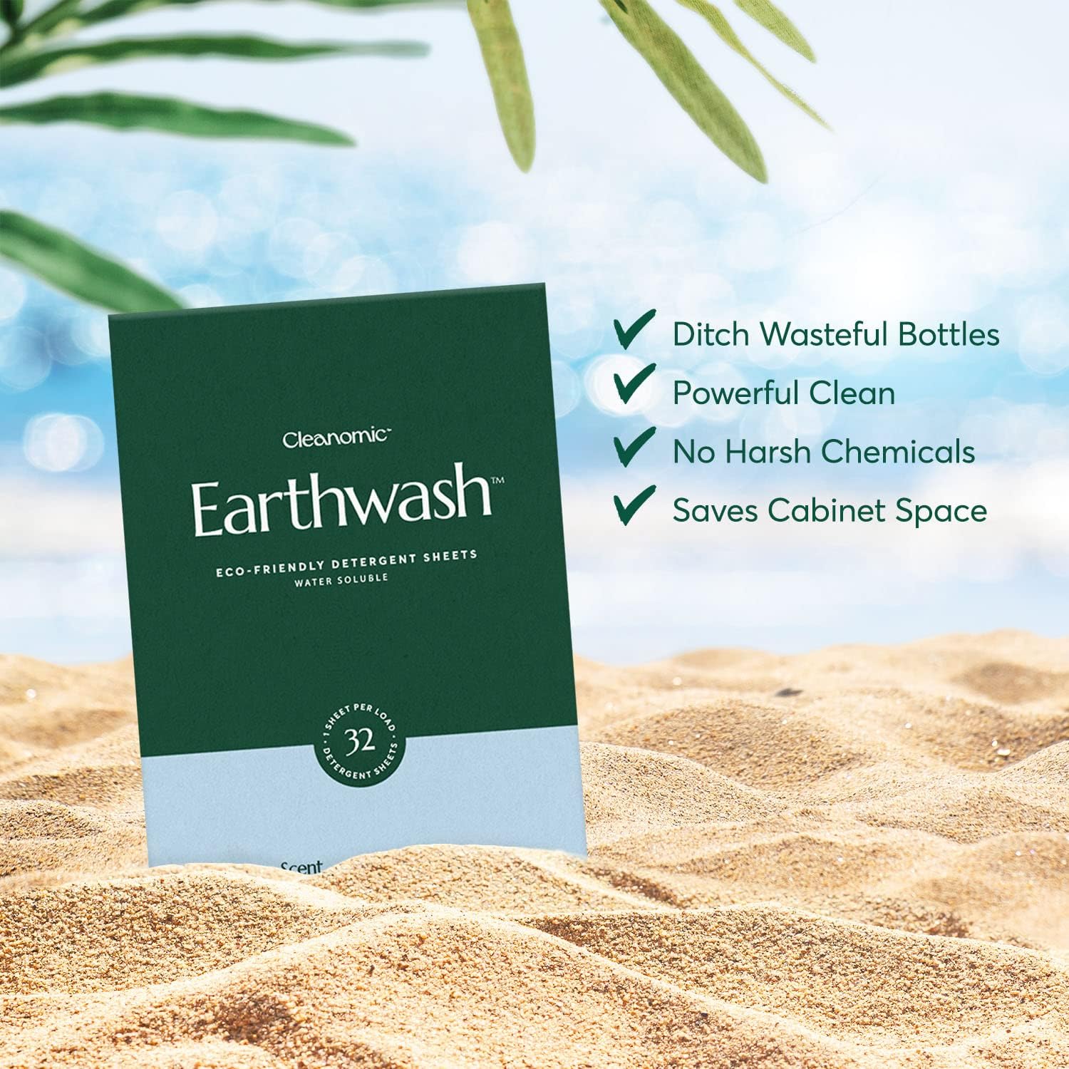 Earthwash Laundry Detergent Sheets – Cleanomic