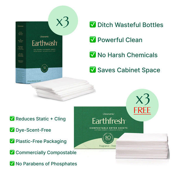 Perfect Düo: Buy 3 Boxes of Earthwash, Get 3 Boxes of Earthfresh Dryer ...