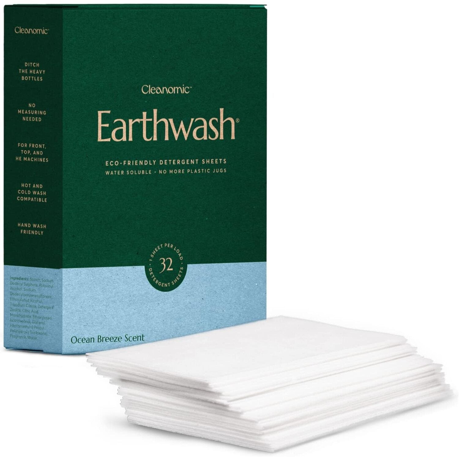 Earthwash Detergent Strips – Cleanomic
