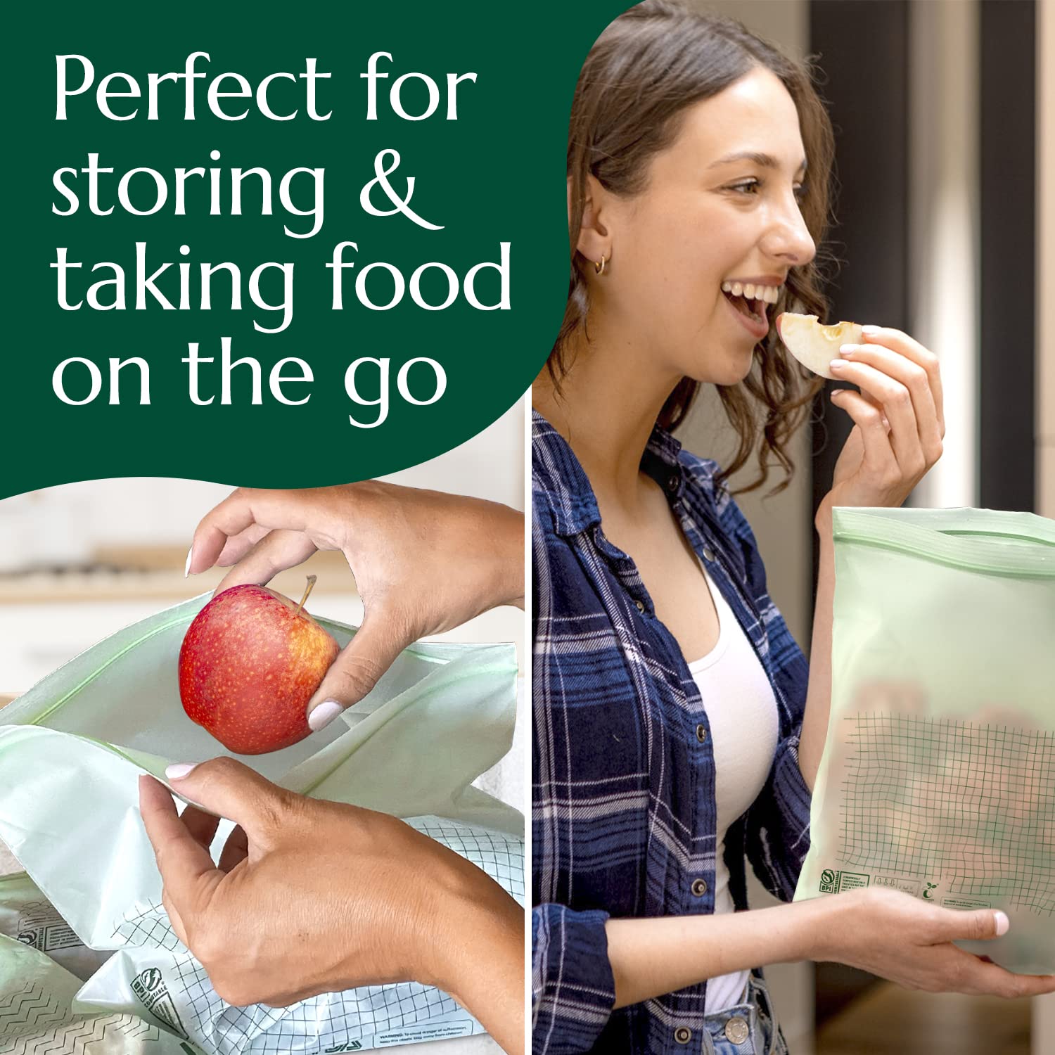 Compostable* Zip Gallon Bags – Cleanomic