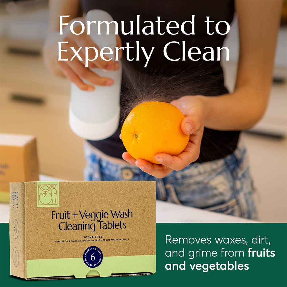 Fruit + Veggie Wash Cleaning Tablets – Cleanomic