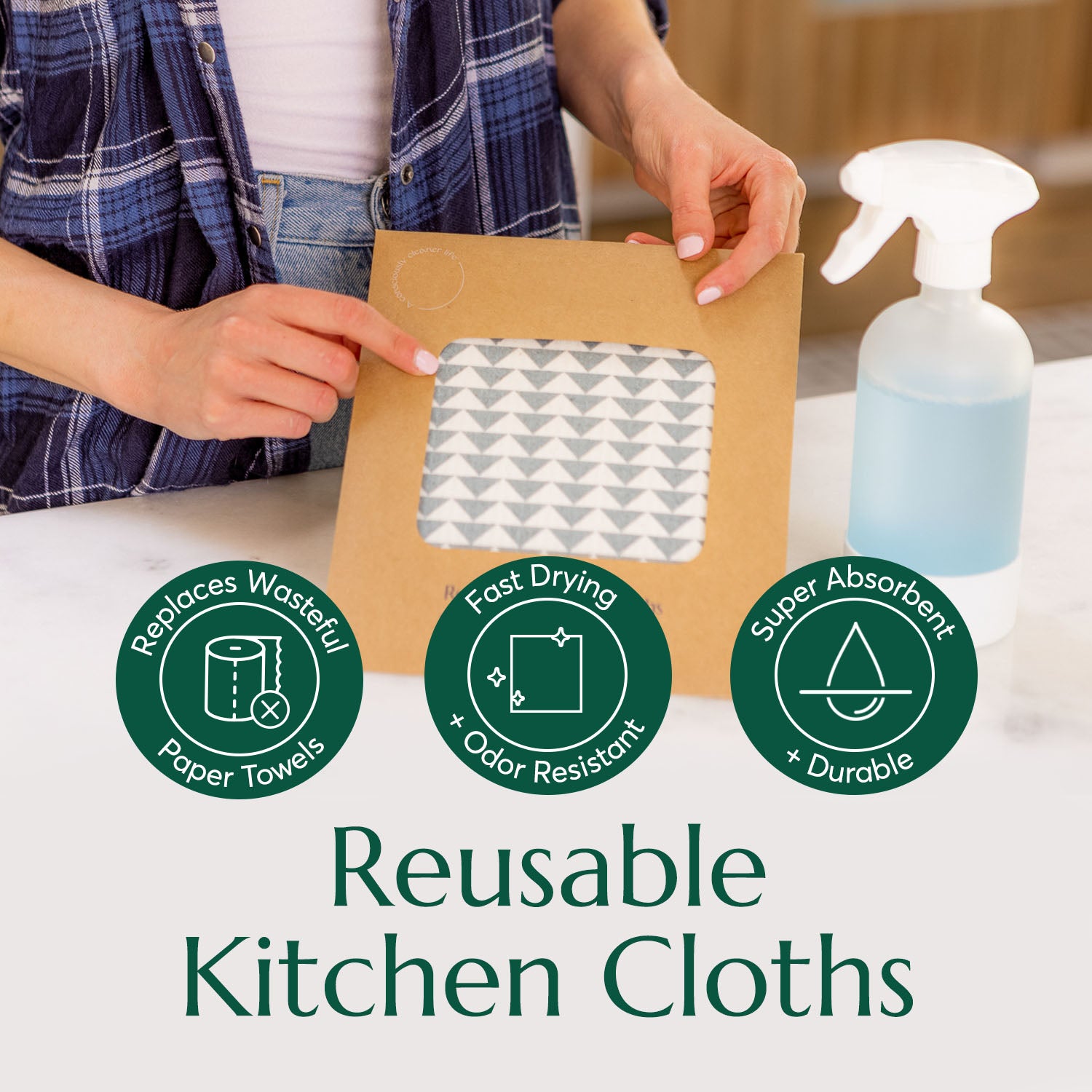 Reusable Kitchen Cloths – Cleanomic